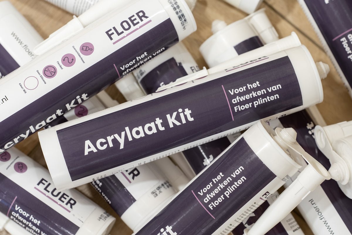 Floer Acrylaat Plinten & Profielen Kit Wit 310 ml | Solza.nl