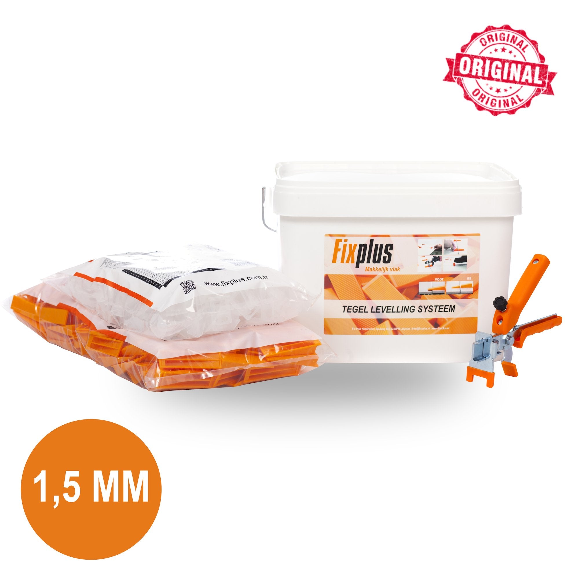 Fix Plus Starters Kit 250 PRO 1,5 mm (tegeldikte 8 t/m 16 mm) | Solza.nl