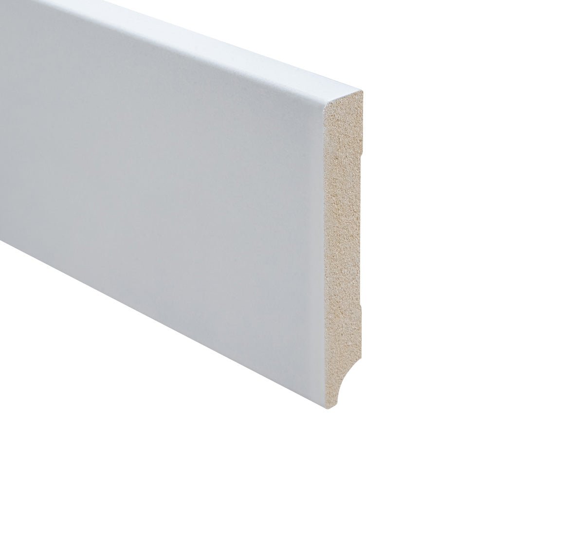 MDF Hoge Plint Wit Gegrond 120x18mm - Extra Hoog | Solza.nl