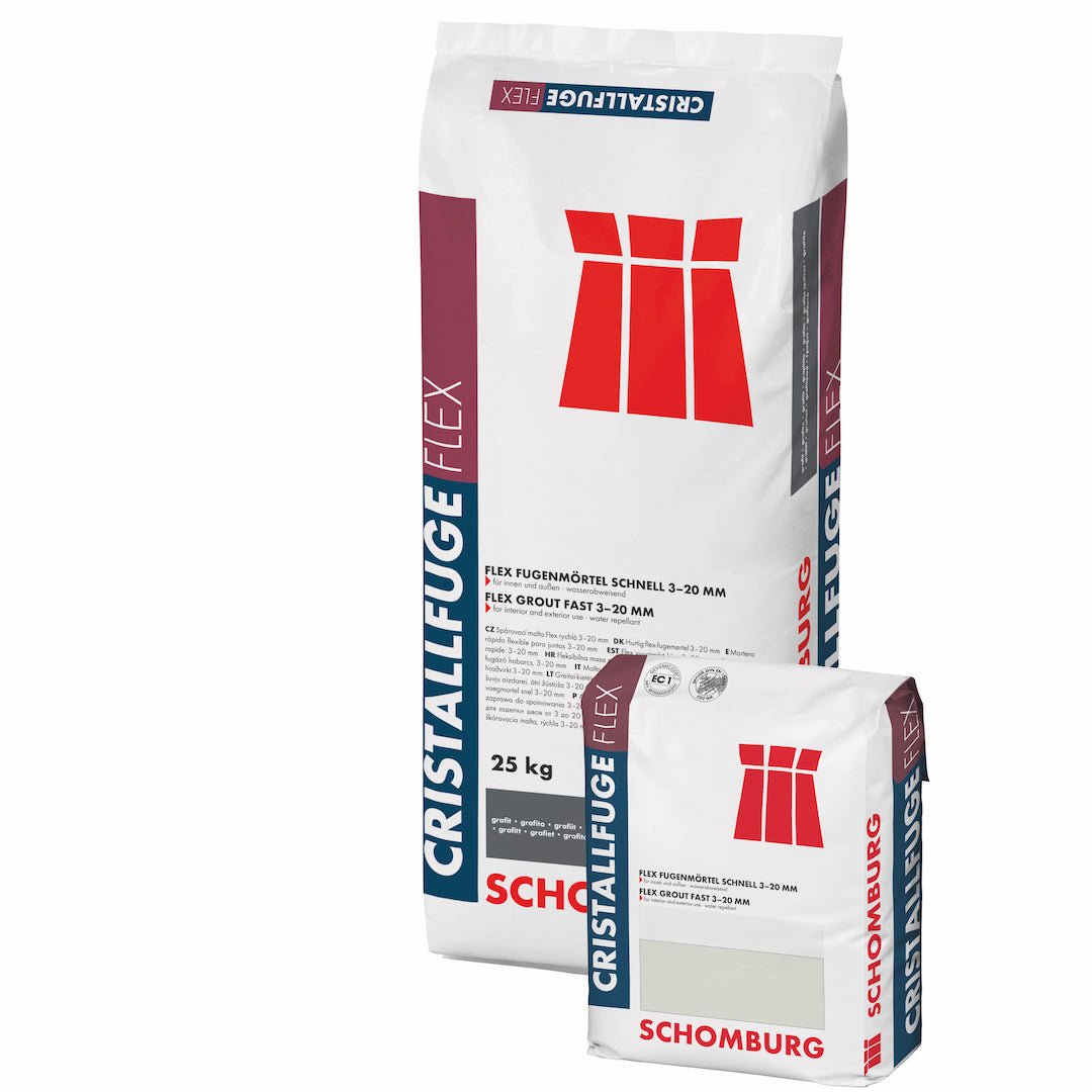 Voegmiddel Kristal Flex 5kg Cementgrijs - Voor 3 tm 20 mm voegen | Solza.nl
